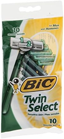 Amazon.com: BIC Sensitive 3 Disposable Razors for Men With 3 Blades for ...