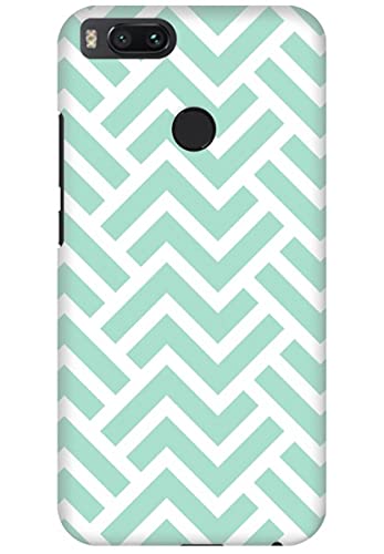 Abstract Green Geometry Printed Back Cover Phone Case for Xiaomi Mi A1 ...
