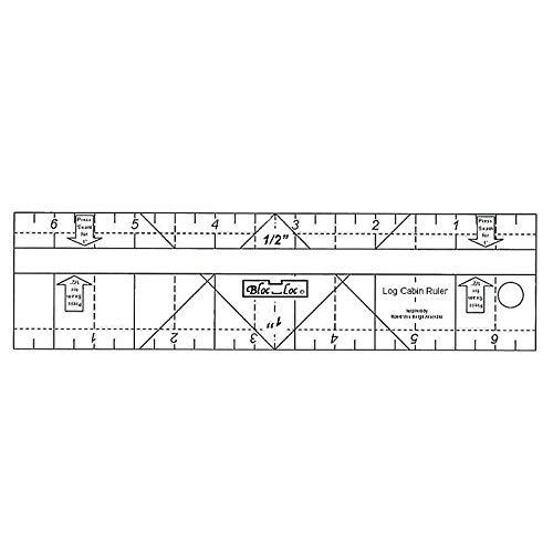 Amazon.com: Log Cabin Ruler 1/2" & 1" - Bloc Loc : Automotive