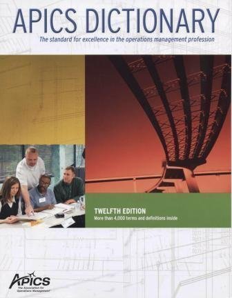 APICS Dictionary: APICS: 9781558221994: Amazon.com: Books