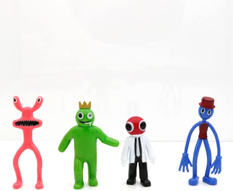 Rainbow Friends Figure Anime Figure ,PVC Popular Game Blue Green Yellow ...