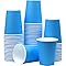 Amazon.com: Yuxitia Disposable Paper Cups, 60pcs Blue Paper Cups For ...