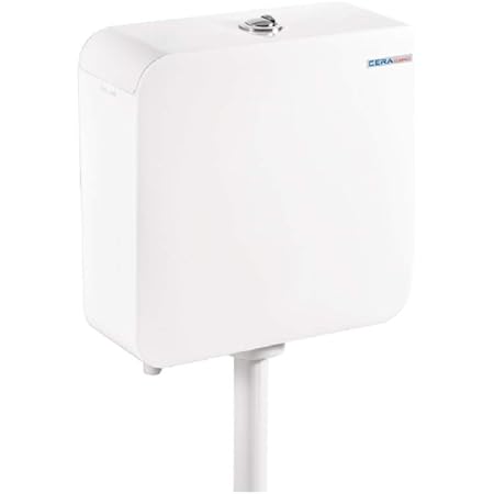 SIAMP Riviera PVC Plastic DUAL Flush Tank for Bathroom (Capacity-10 ...