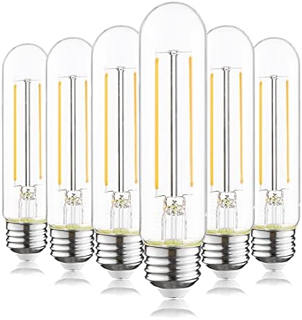 TORCHSTAR LED Vintage Spiral Filament Bulb T10, 4.5W 7.17inch Long ...