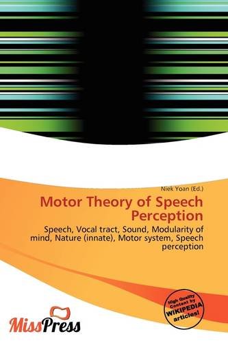 Motor Theory of Speech Perception | Amazon.com.br