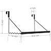 Amazon.com: Magicfly Over The Door Closet Rod, Heavy-Duty Over The Door ...