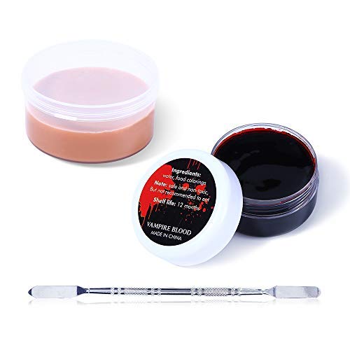 Halloween Scar Wax Double Ended Spatula Tool Scab Blood Makeup ...