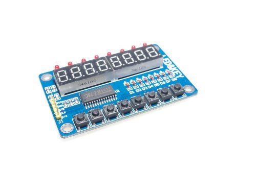 Amazon.com: SMAKN 8-Bit LED 8-Bit Digital Tube 8-Bit Key TM1638 Module ...