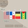 Amazon.com: Juvale International Flag Banner Classroom Decor - 100 ...