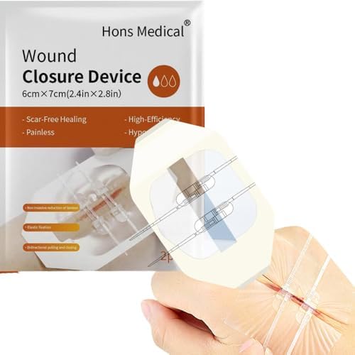 Amazon.com: Sutures Adhesive Bandages 2 PCS Surgical Laceration Repair ...