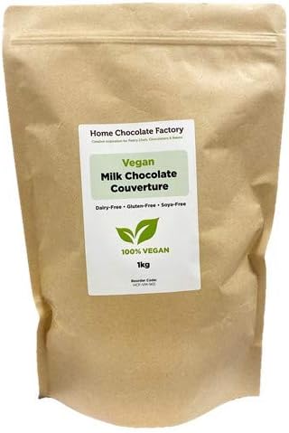 Vegan Milk Chocolate Couverture - 1kg Bag : Amazon.co.uk: Grocery