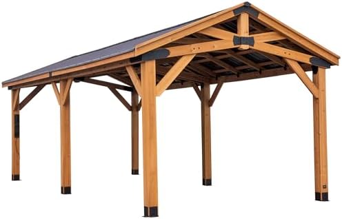 Amazon.com : Backyard Discovery Norwood 24' x 12' Cedar Wood Outdoor ...