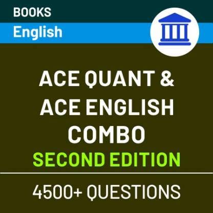 Buy Bank Exam Books Combo of (Ace Quant & Ace English) English Edition ...