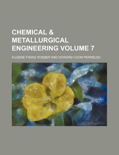 Amazon.in: Buy Chemical & Metallurgical Engineering Volume 7 Book ...