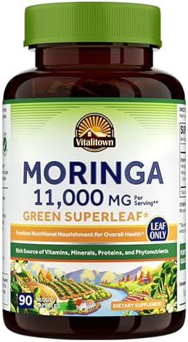 Amazon.com: MOGO Organic Moringa Powder Capsules,180 Ct | Moringa Supplement for Energy ...