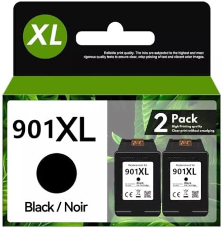 Amazon.com: Rhomba 901 901xl 901 XL Black Ink Cartridge Replacement for ...