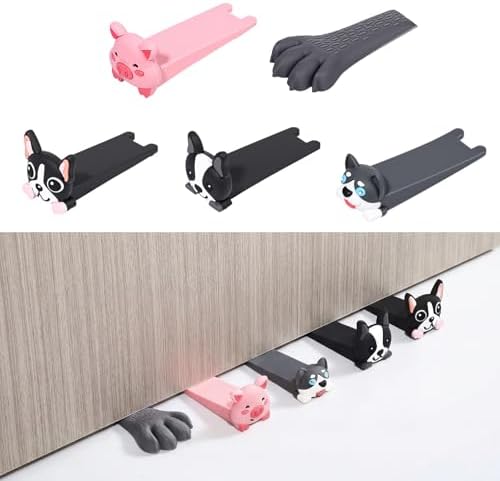 Amazon.com: Fiwochic 5 Pcs Decoration Cute Door Stopper, Cartoon Animal ...