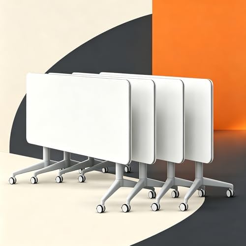 Amazon.com: WYMHYZ Conference Tables, Folding Conference Table, Mobile ...