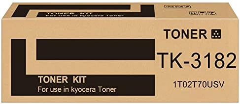 Amazon.com: TK-3182 TK3182 TK 3182 Black Toner Cartridge, (1T02T70USV ...