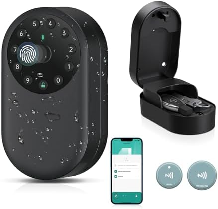 Amazon.com: 2024 Smart Key Lock Box, Wireless Lockbox for House Key ...