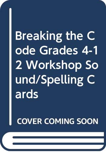 Breaking the Code Grades 4-12 Workshop Sound/Spelling Cards: McGraw ...