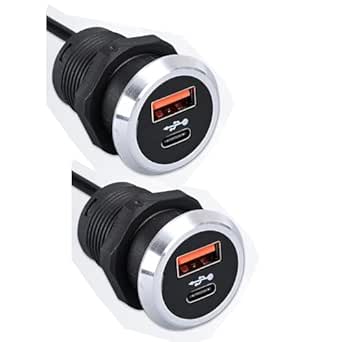 Amazon.com: RV USB Outlet 12V Wall Mount, Dual USB Quick Charge 3.0 ...