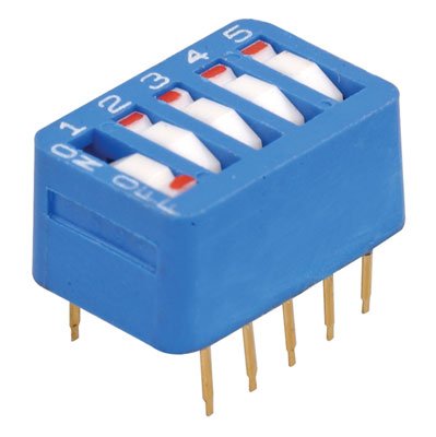 DIP Switch 5-Positionition Standard Rocker Flush: Amazon.com ...