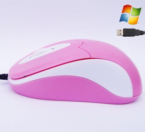 Pink Mouse, Optical Pink Mouse, Mini Mouse, Retractable Mouse for ...