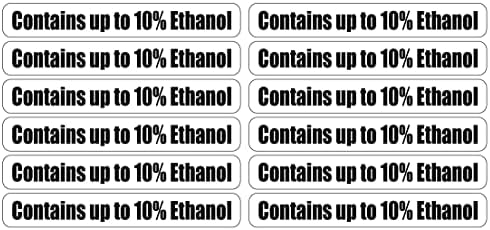 Amazon.com: No Ethanol Sticker Pure Gasoline Ethanol Free Sticker 2x4 ...