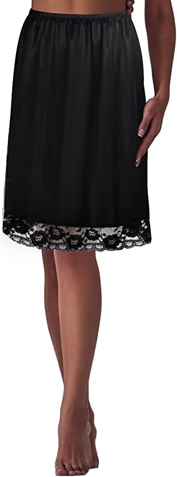 Comche 1 Pack Lace Half Slip Underskirt Half Slips for Under Dresses ...