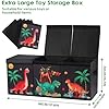 Decalsweet Dinosaur Extra Large Kids Toy Storage Box with Lid,Foldable ...