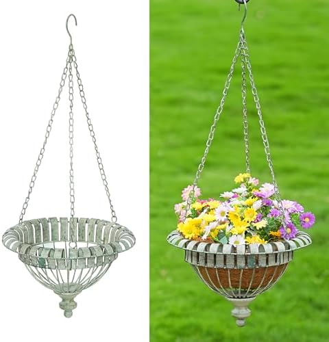 Wrought Iron Hanging Planters