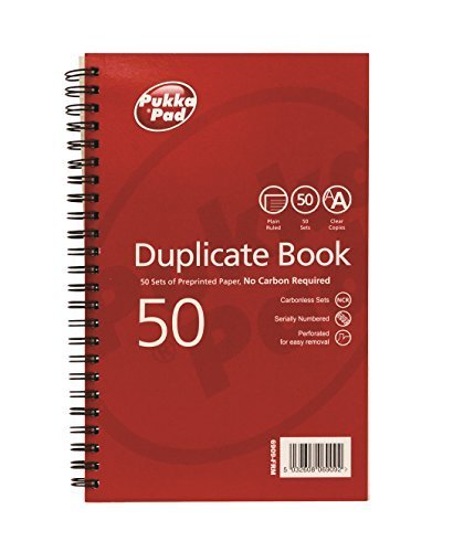 3 X Pukka Pad A5 Duplicate Book Pad Twin Wire Perforated 50 NCR ...