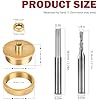 Router Inlay Bushing Kit Replacement for Router Template Guide Set ...