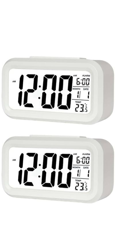 Buy SHREE HANS CREATION Digital Alarm Clock with Automatic Sensor,Date ...