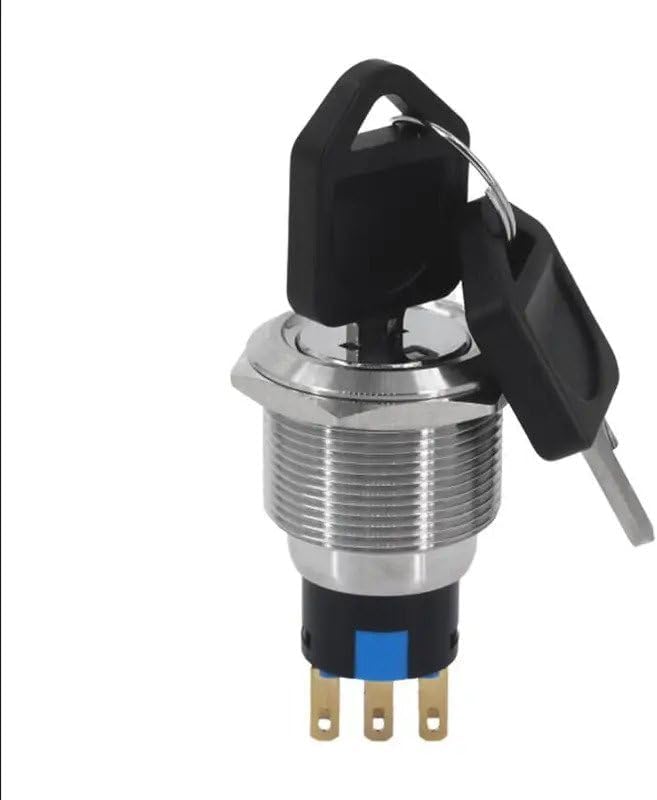 Cizeron 16mm ON-Off Key Switch, Ignition switches, Electrical Key ...