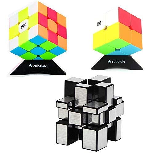 Buy Cubelelo 2x2, 3x3 & Mirror Cube Combo High Speed Combo Puzzle Cube ...