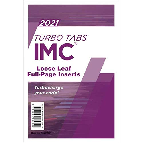 2021 International Mechanical Code Loose Leaf Turbo Tabs: Buildersbook ...