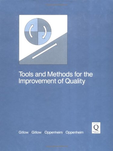 Amazon | Tools and Methods for the Improvement of Quality | Gitlow ...