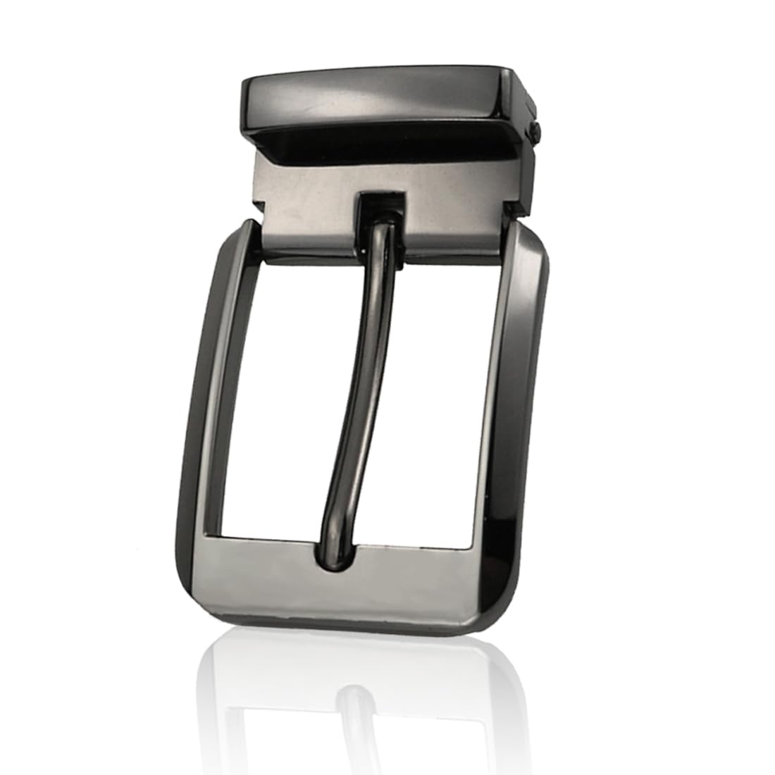 CPJ Men Metal Reversible Belt Buckle,Belt Buckles for Men,Replacement ...