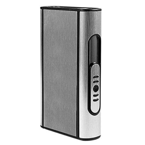 Cigarette Case Silver Stylish Modern Elegance Portable Automatic ...