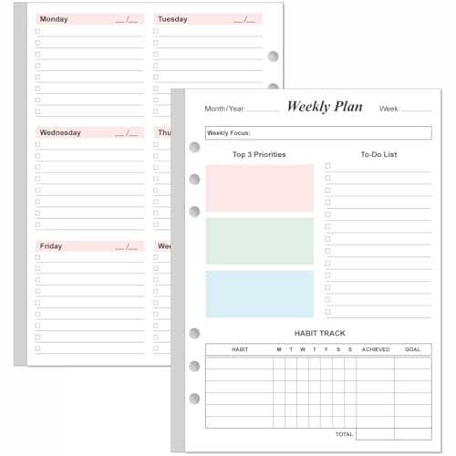 Best Weekly Planner Refills to Keep You Organized and Inspired ...