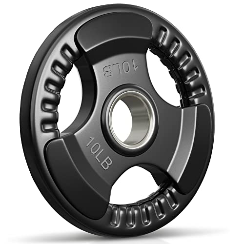 Snapklik.com : Holleyweb Weight Plates Olympic Rubber Grip Plates 2 ...