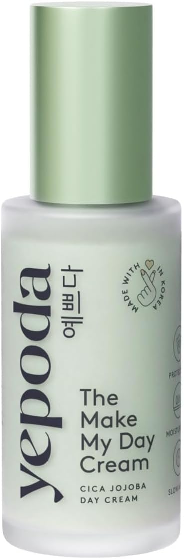 Yepoda The Make My Day Cream, crema de día hidratante y anti-edad con ...