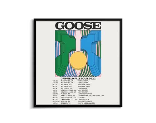 Amazon.com: Goose poster, Goose Dripfield tour poster, Goose print ...