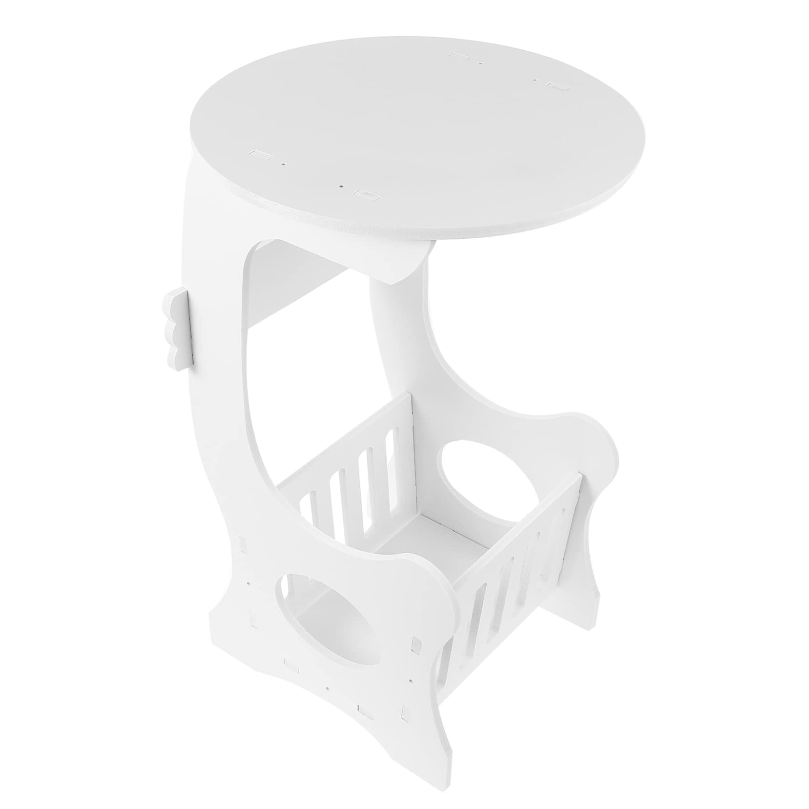 LIFKOME 1 PC Coffee Table Metal End Table Circle Couch Snack Side Table ...