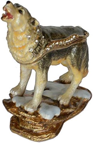 Amazon.com: JHYTRINKETBOX Moose Trinket Box with Crystals Animal ...