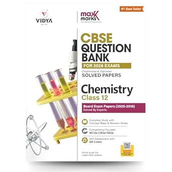 Maxx Marks CBSE Question Bank Class 12 Chemistry for 2026 Board Exams ...