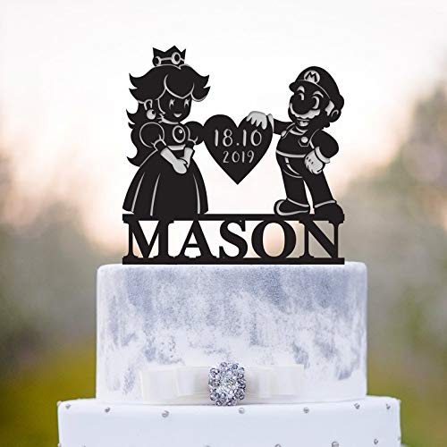 Buy Super Mario Princess Peach Cake Topper,Mario Cake Topper,Unique ...