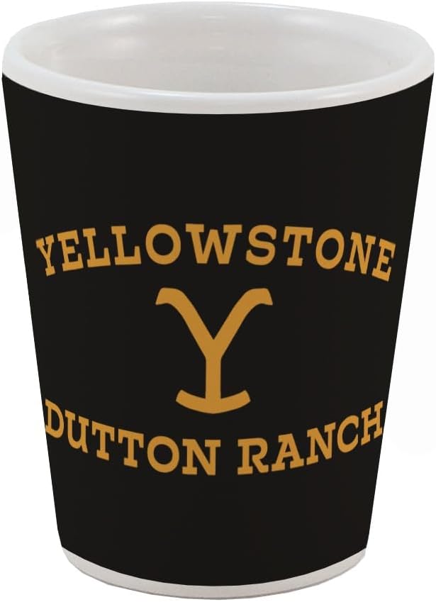 Amazon.com | Yellowstone Dutton Ranch Shot Glass - Officially Licensed ...